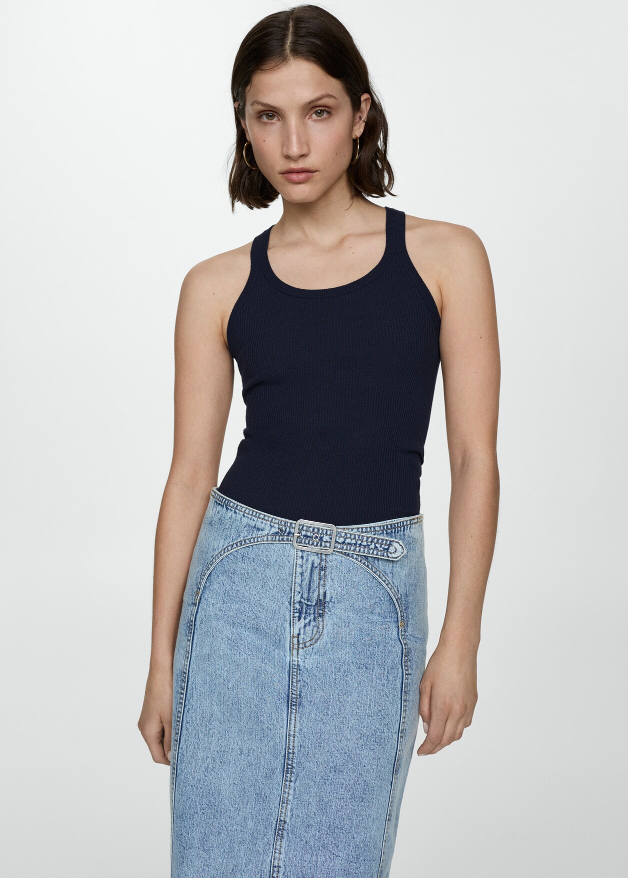 Knit strap top - Women | MANGO USA