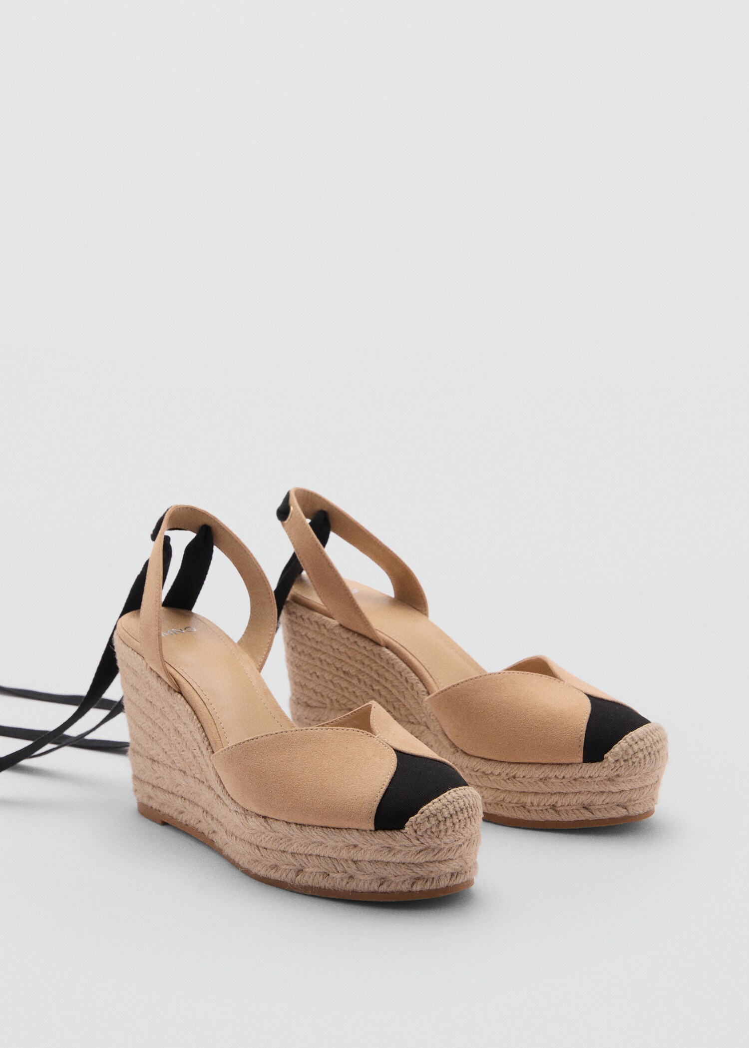 Lace Up Espadrilles Women Mango Usa