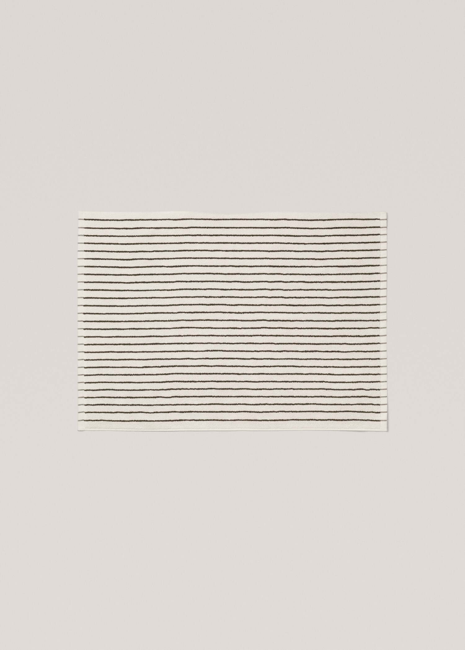 Striped cotton rug - Home | MANGO United Kingdom