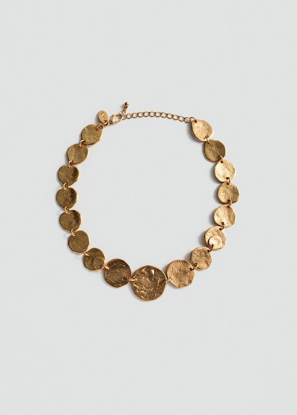 Coin charm necklace - Women | MANGO Singapore