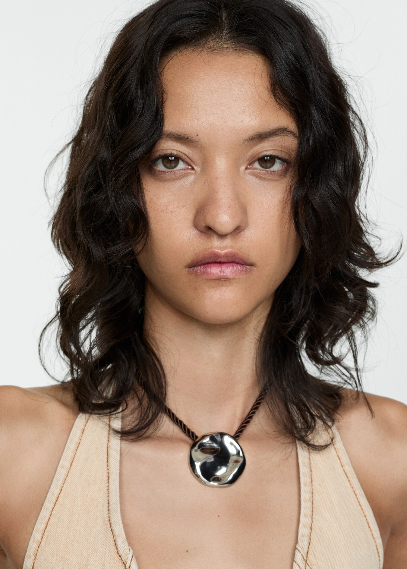 Denim dress with belt - Women | MANGO United Kingdom