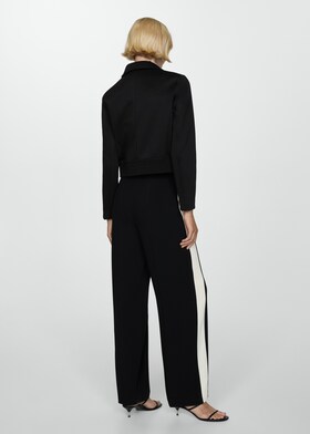 Straight-fit jacket with buttons - Women | MANGO USA