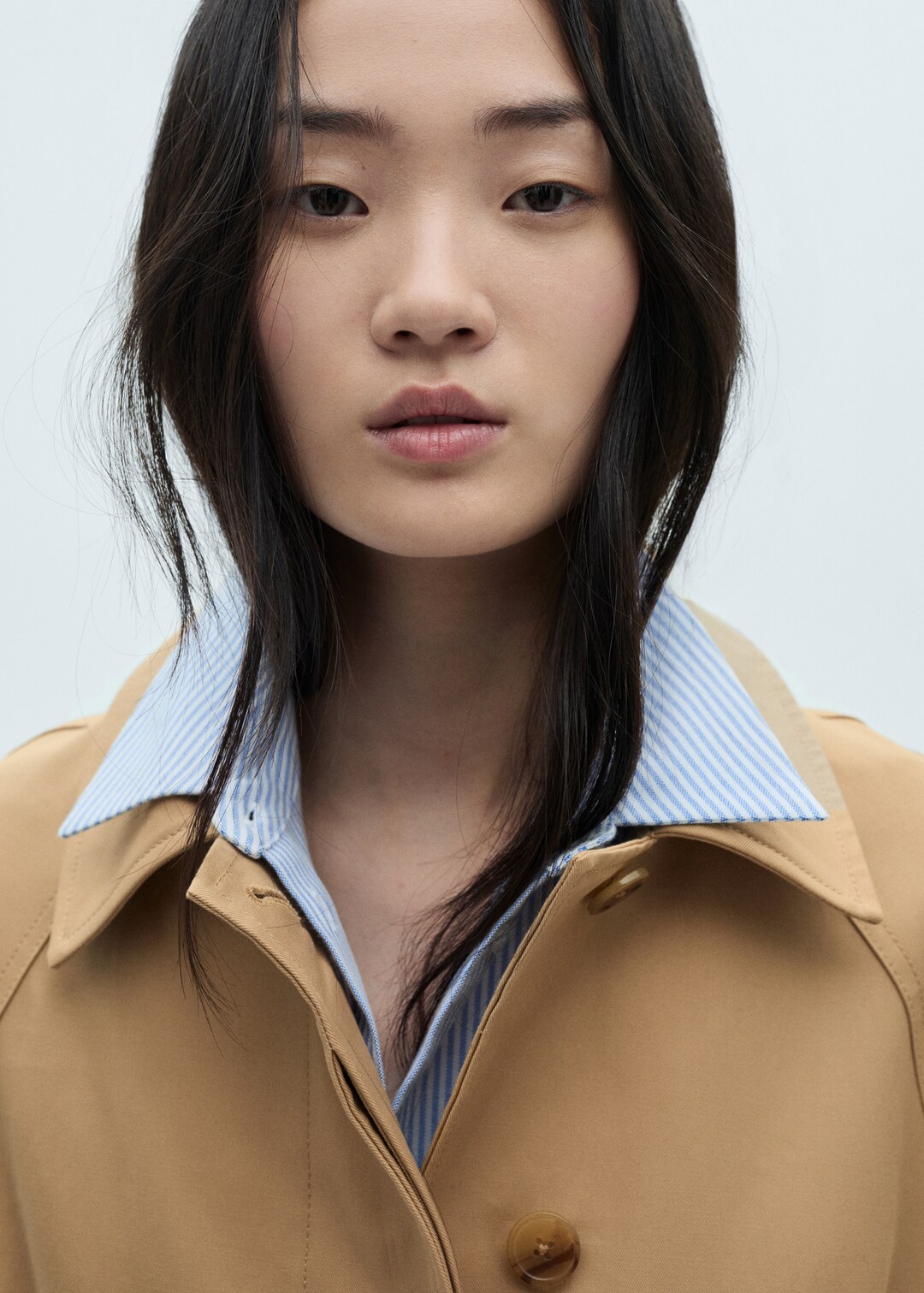 Cotton Trench Coat With Belt Women Mango Usa