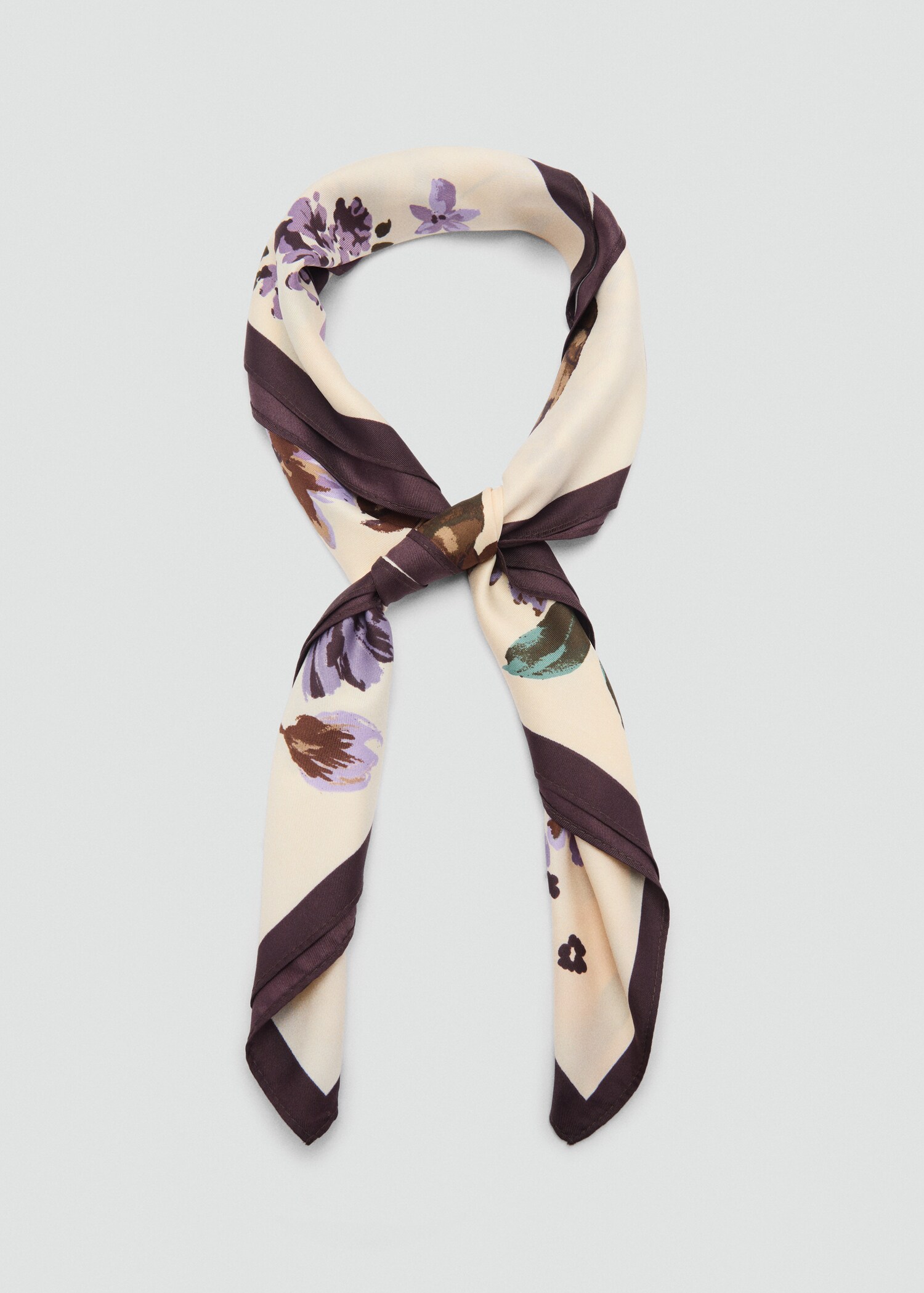 Flowers printed scarf - Women | MANGO Singapore