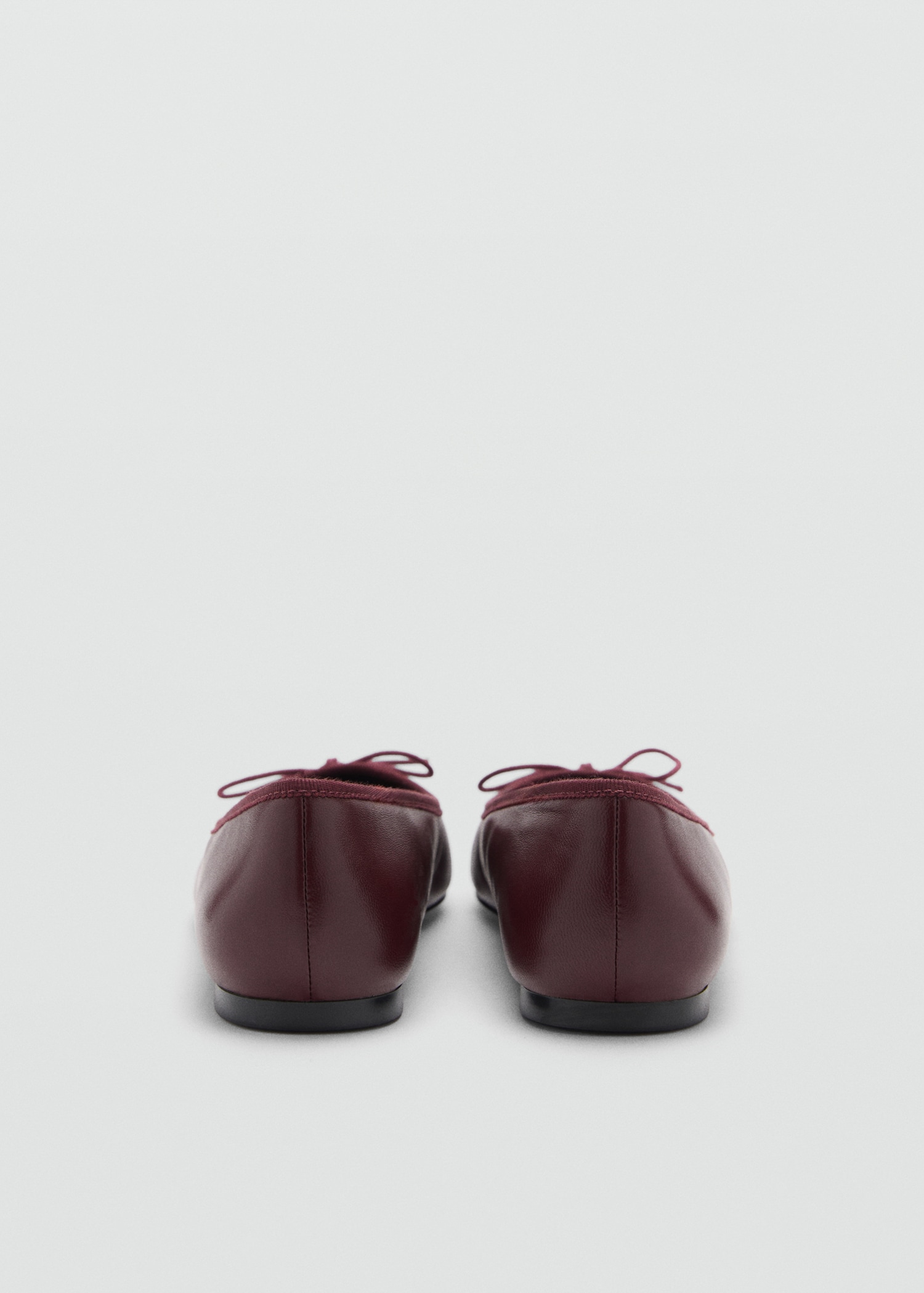 Leather Ballet Flats Women Mango Usa