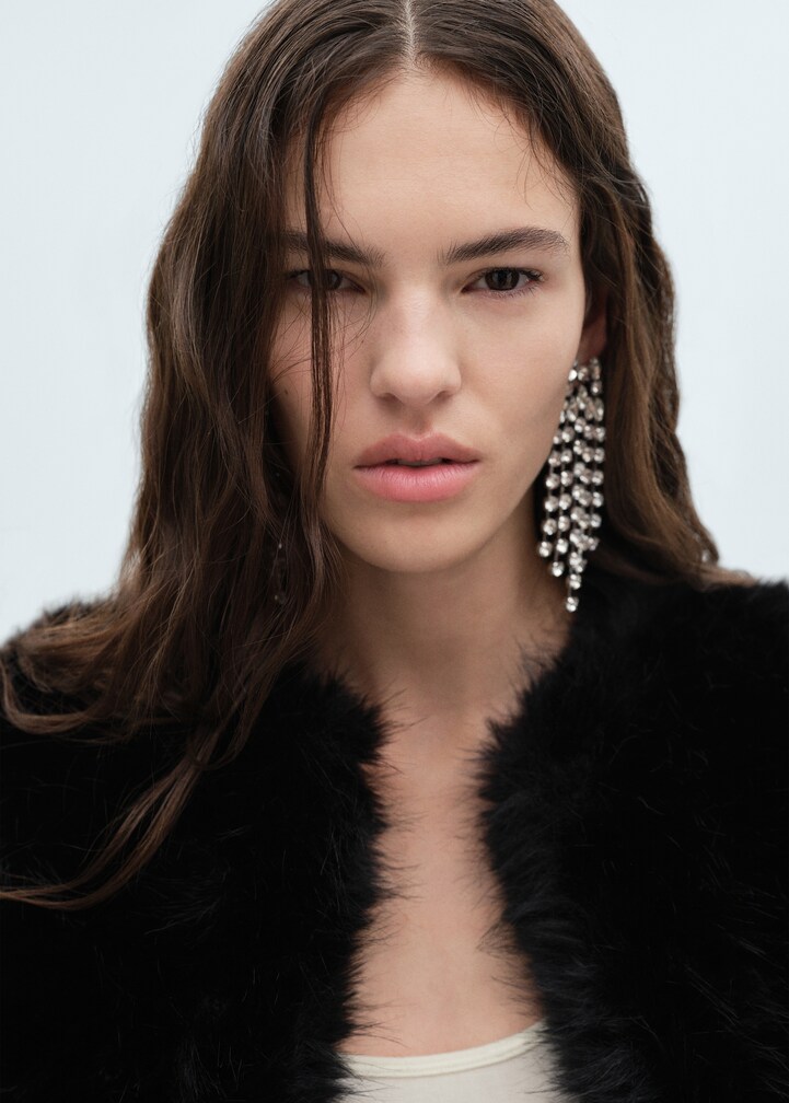 Fur effect jacket - Women | MANGO USA