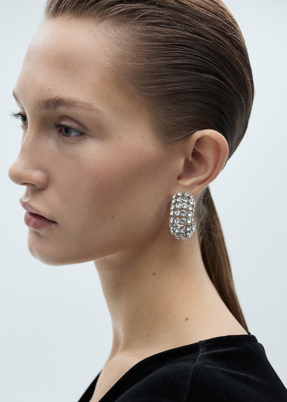 Crossed velvet jumpsuit - Women | MANGO USA