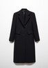 Structured wool coat - Women | MANGO USA