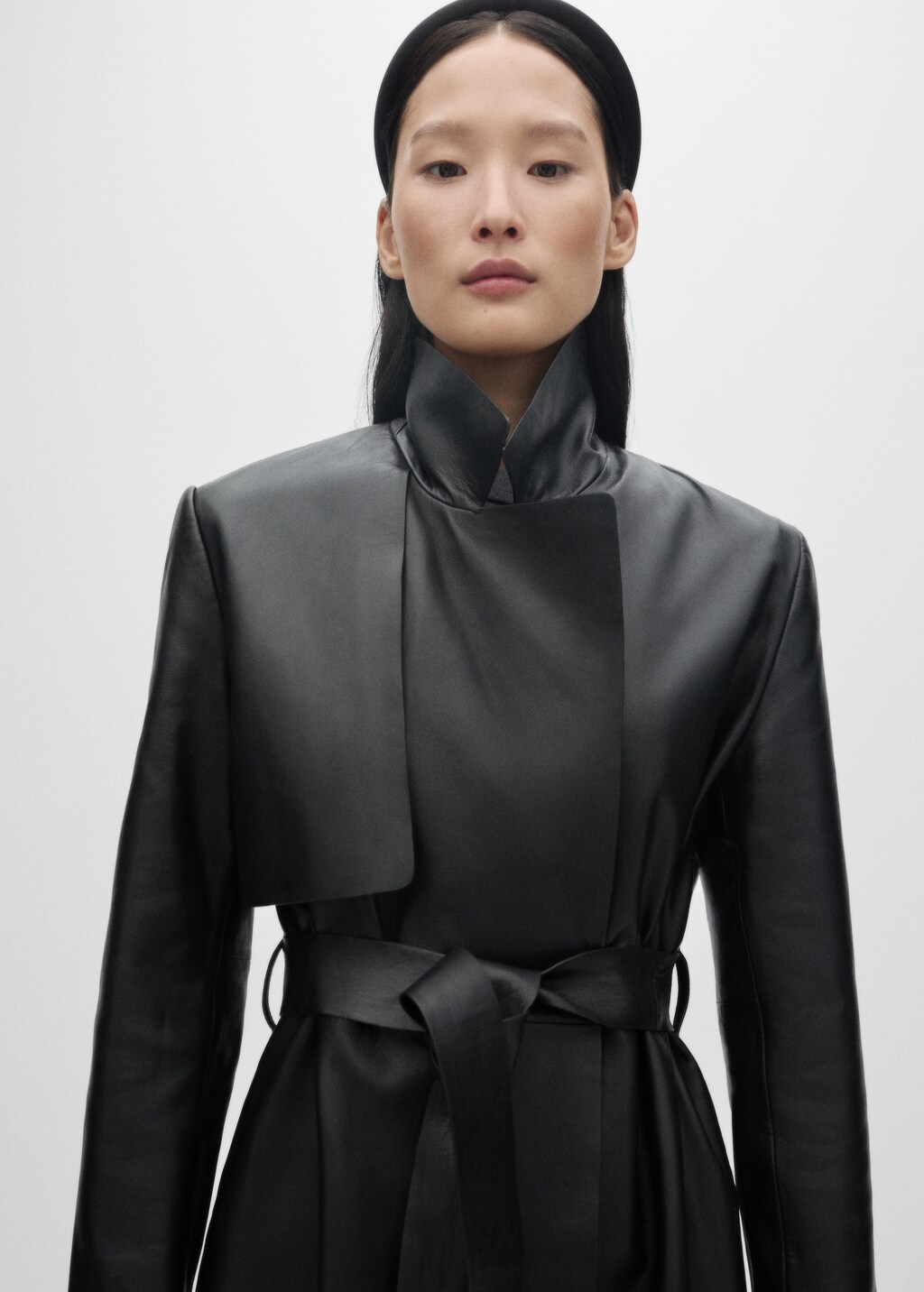 Quitlat satinerat diadem - Dam | MANGO Sweden