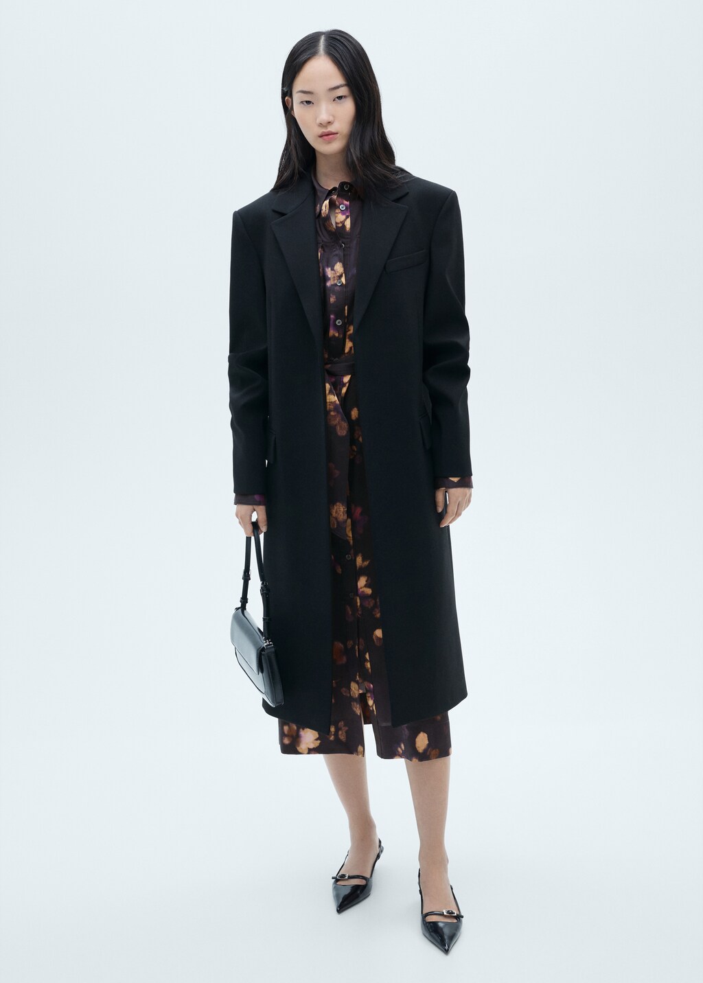 Printed shirt dress - Women | MANGO USA Printed shirt dress - Women | MANGO USA