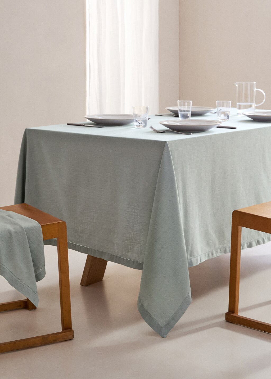 Hemstitch tablecloth store