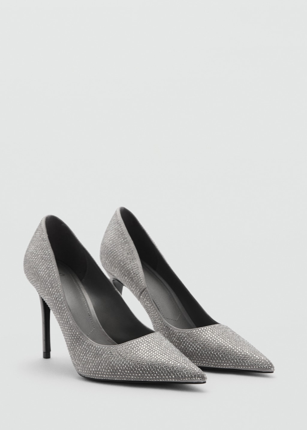Rhinestone heel shoes - Women | MANGO USA Rhinestone heel shoes - Women | MANGO USA