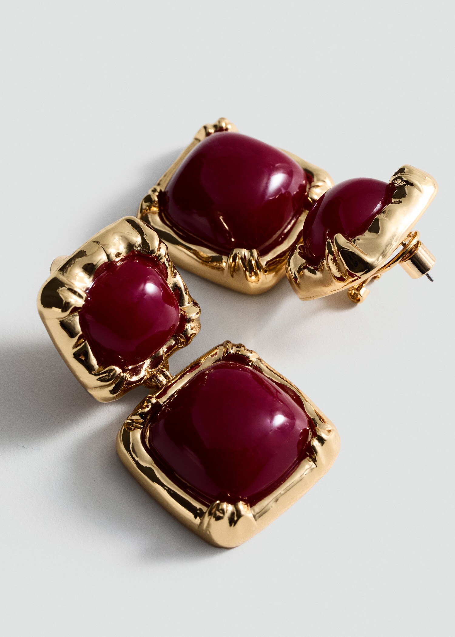 Beaded Drop Earrings Women Mango Usa