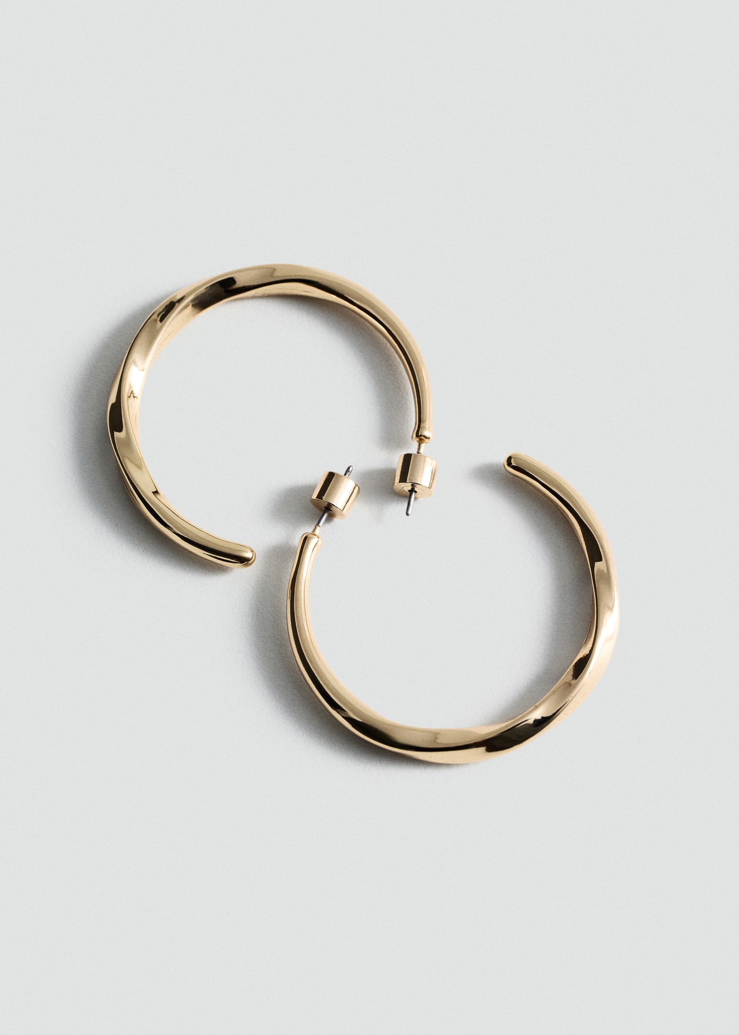 Twisted Hoop Earrings Women Mango Egypt