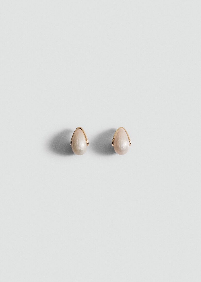 Resin drop earrings - Women | MANGO USA