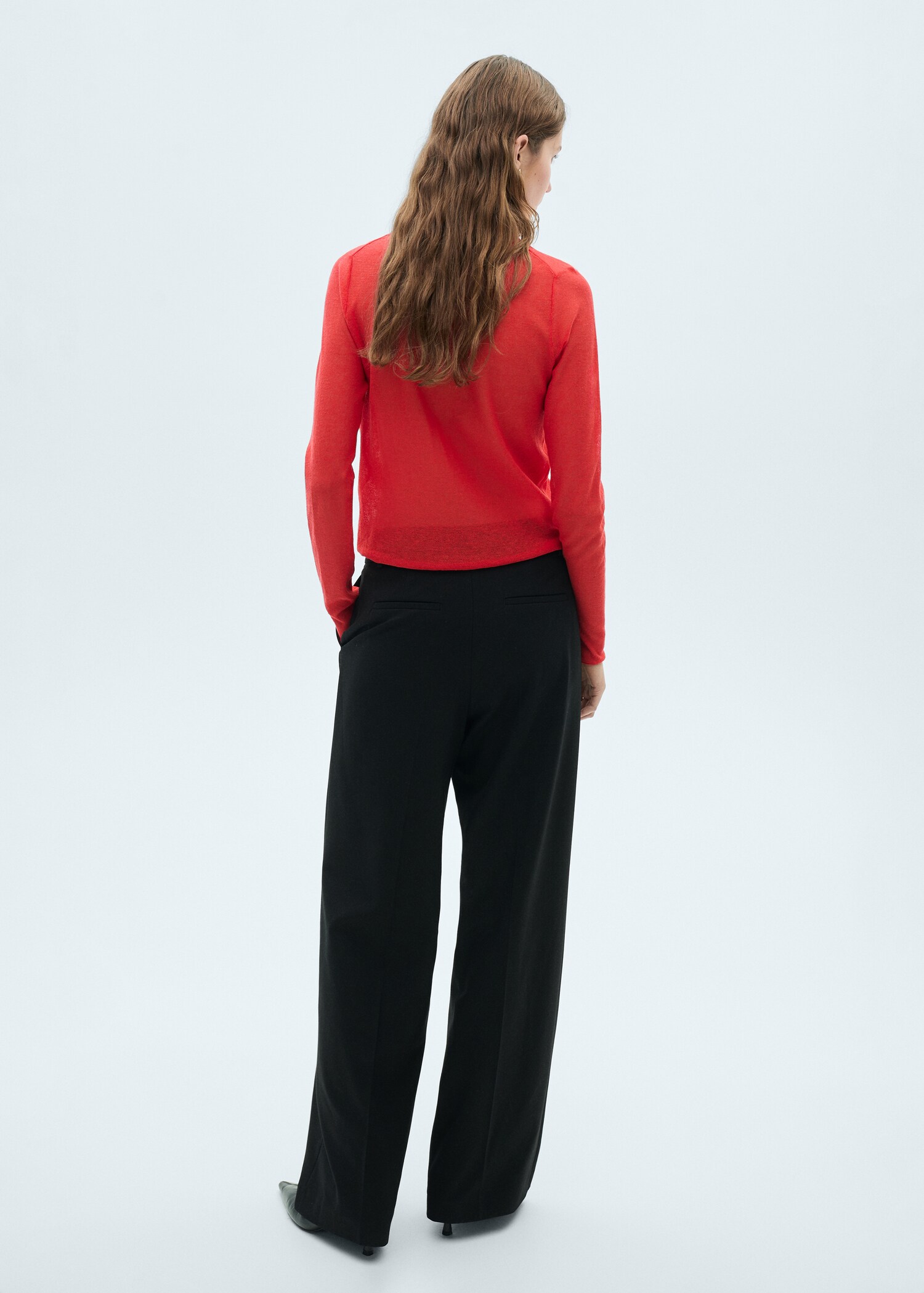 Semi-transparent turtleneck sweater - Women | MNG Australia