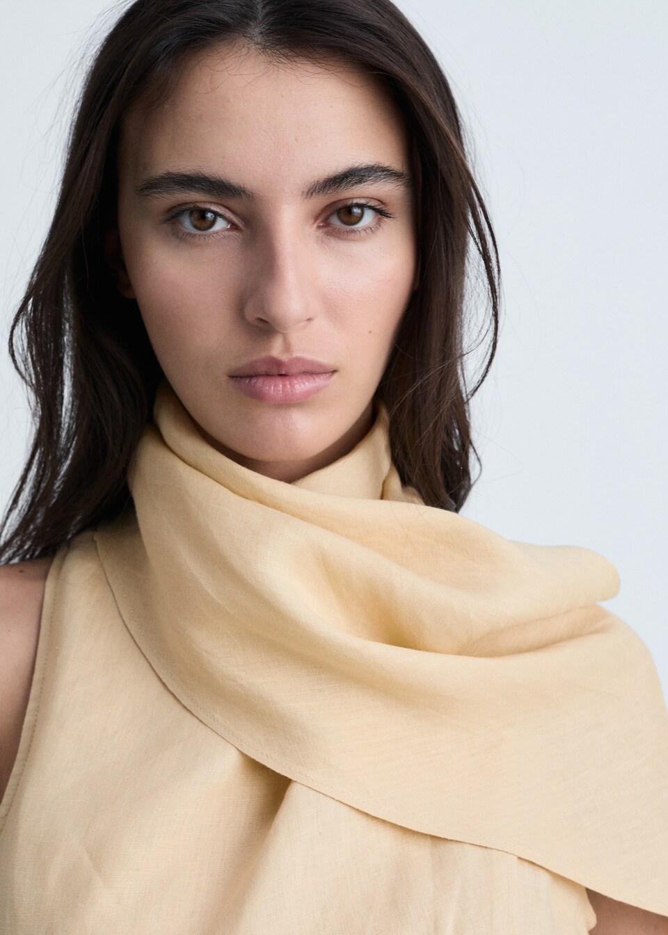 Belt linen dress - Women | MANGO USA