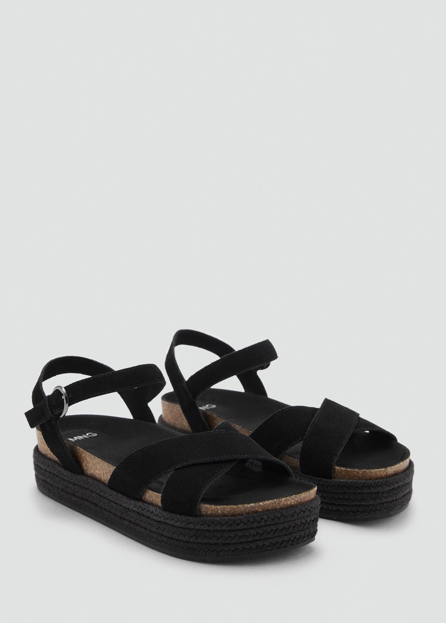 Platform leather sandals - Teen | MANGO United Kingdom