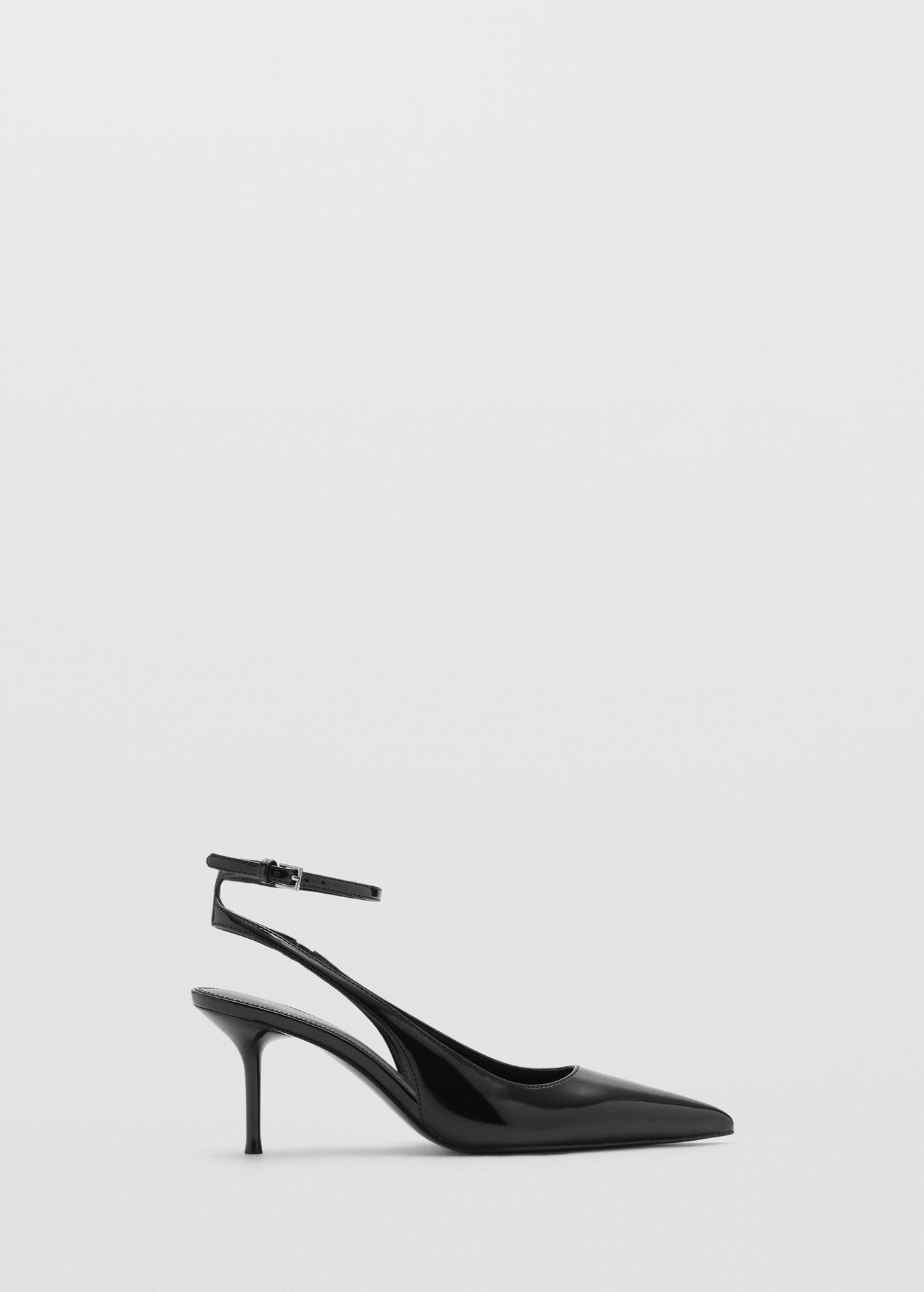 Patent leather-effect heeled shoes - Women | MANGO United Kingdom