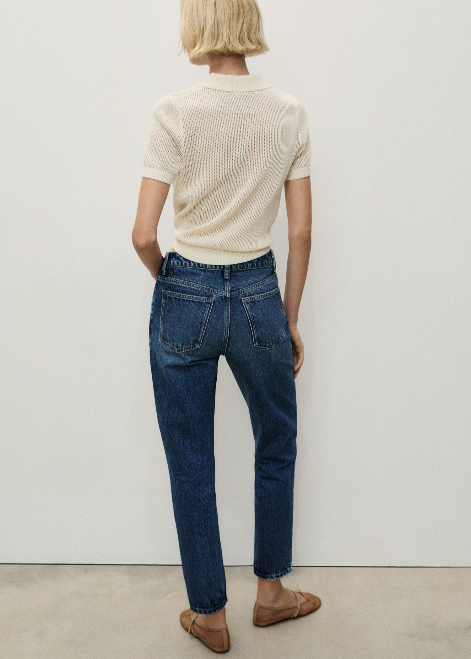 Mom2000 high-rise jeans - Women | MANGO United Kingdom