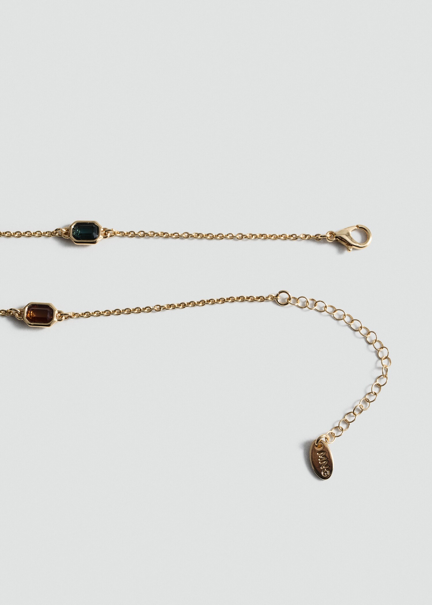 Combined bead chain necklace - Women | MANGO USA