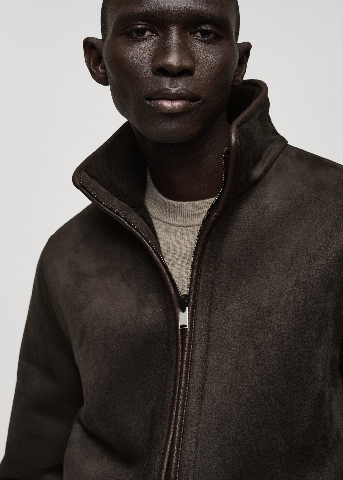 Reversible sheepskin jacket | MANGO India