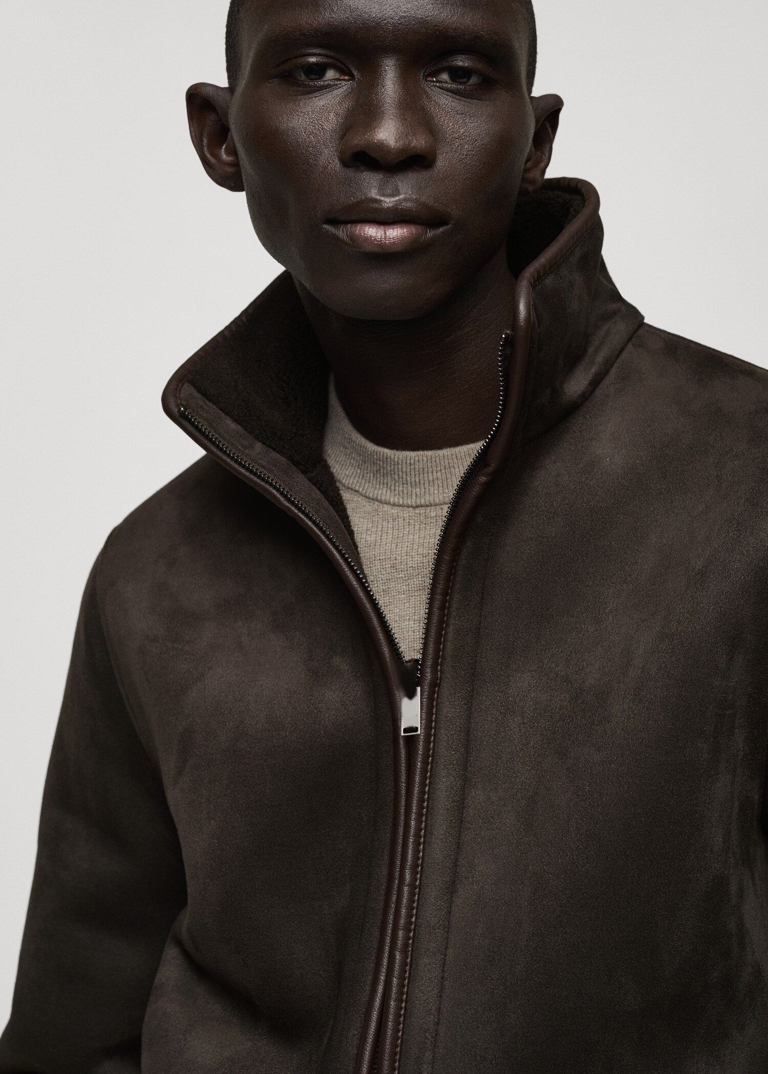 Reversible sheepskin jacket | MANGO India