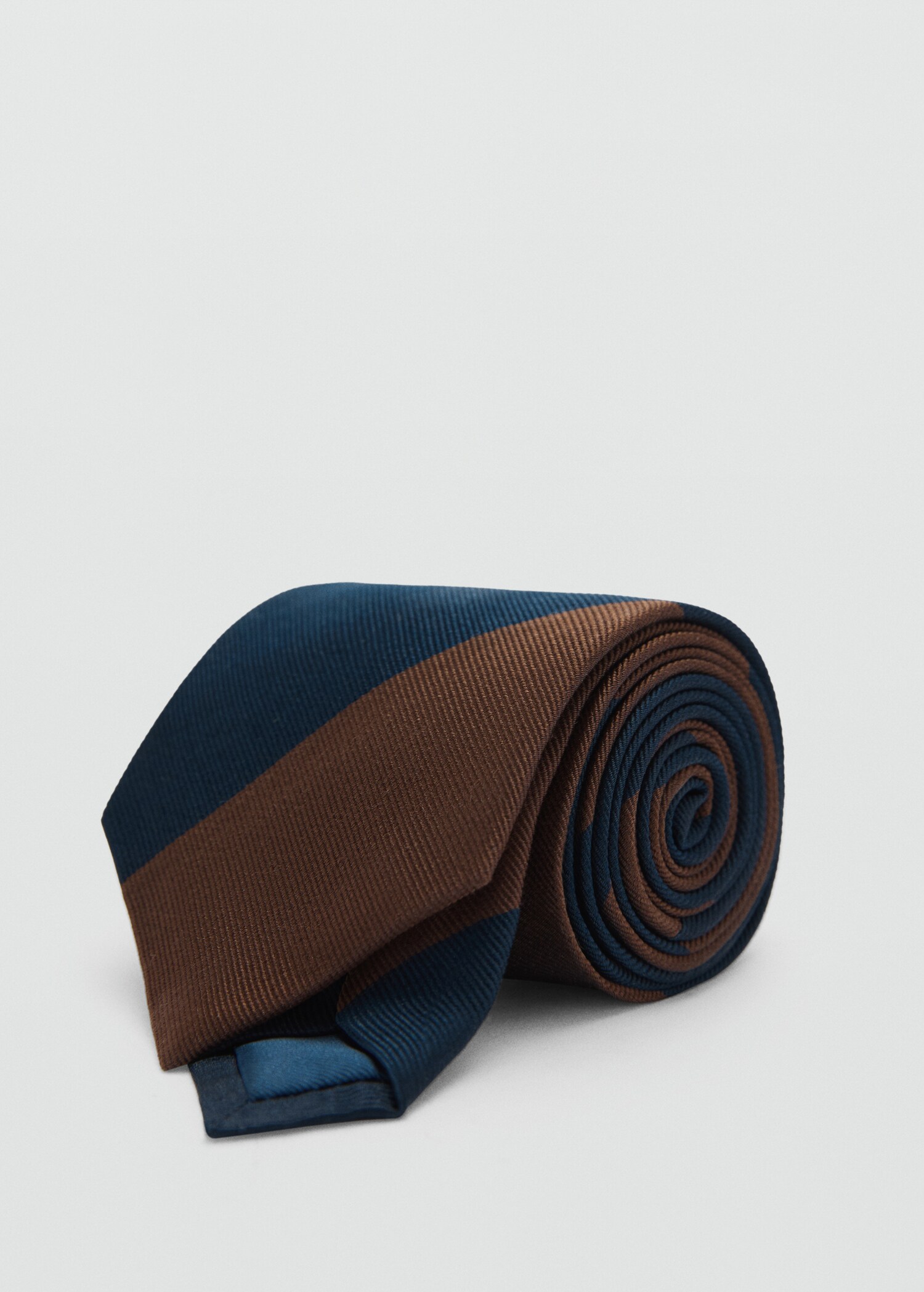 Striped silk tie - Men | MANGO United Kingdom