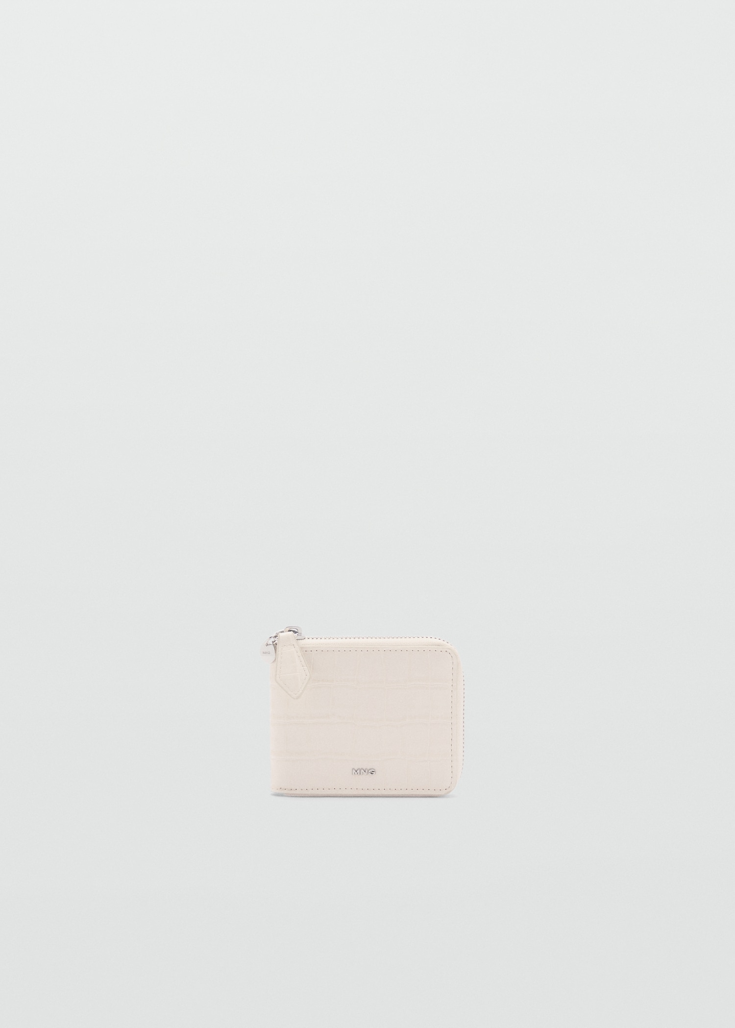 Croco leather-effect mini wallet - Women | MANGO USA
