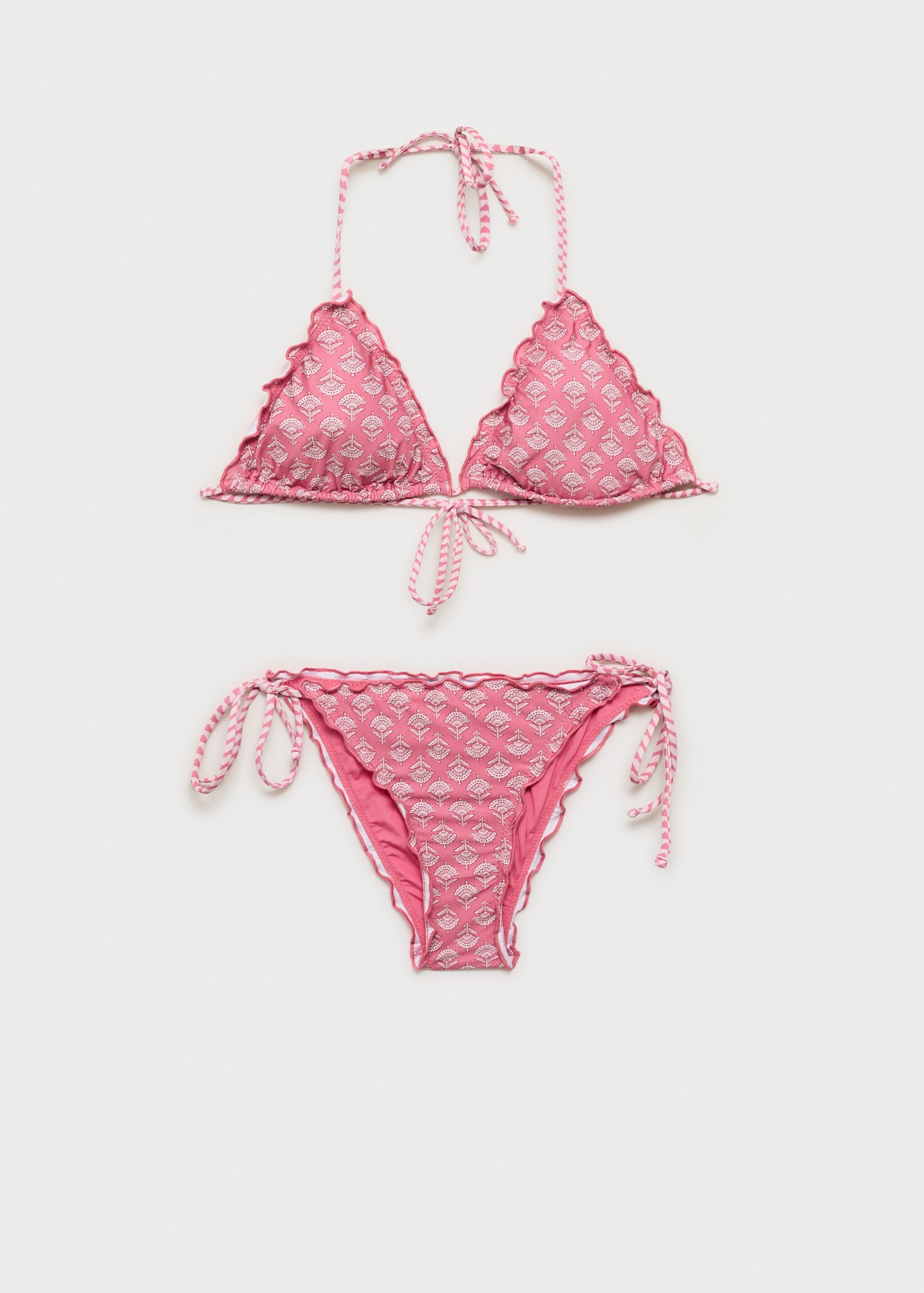 Bikini with printed trim - Teen | MANGO Bosnia and Herzegovina