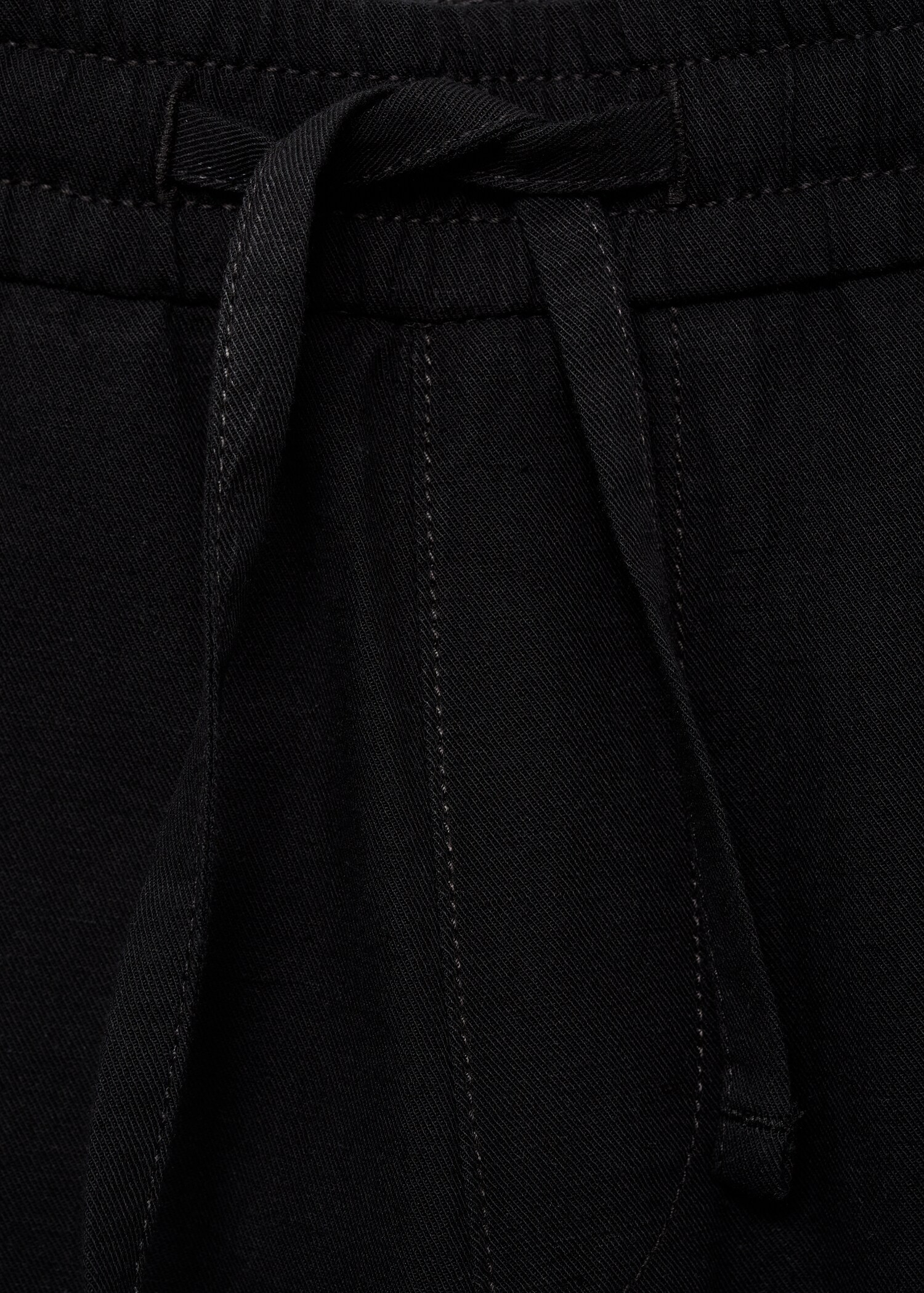 Linen jogger pants - Teen | MANGO USA