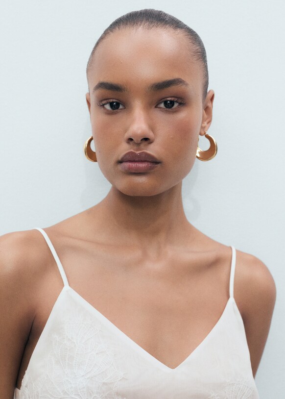 Lace strap top - Women | MANGO USA