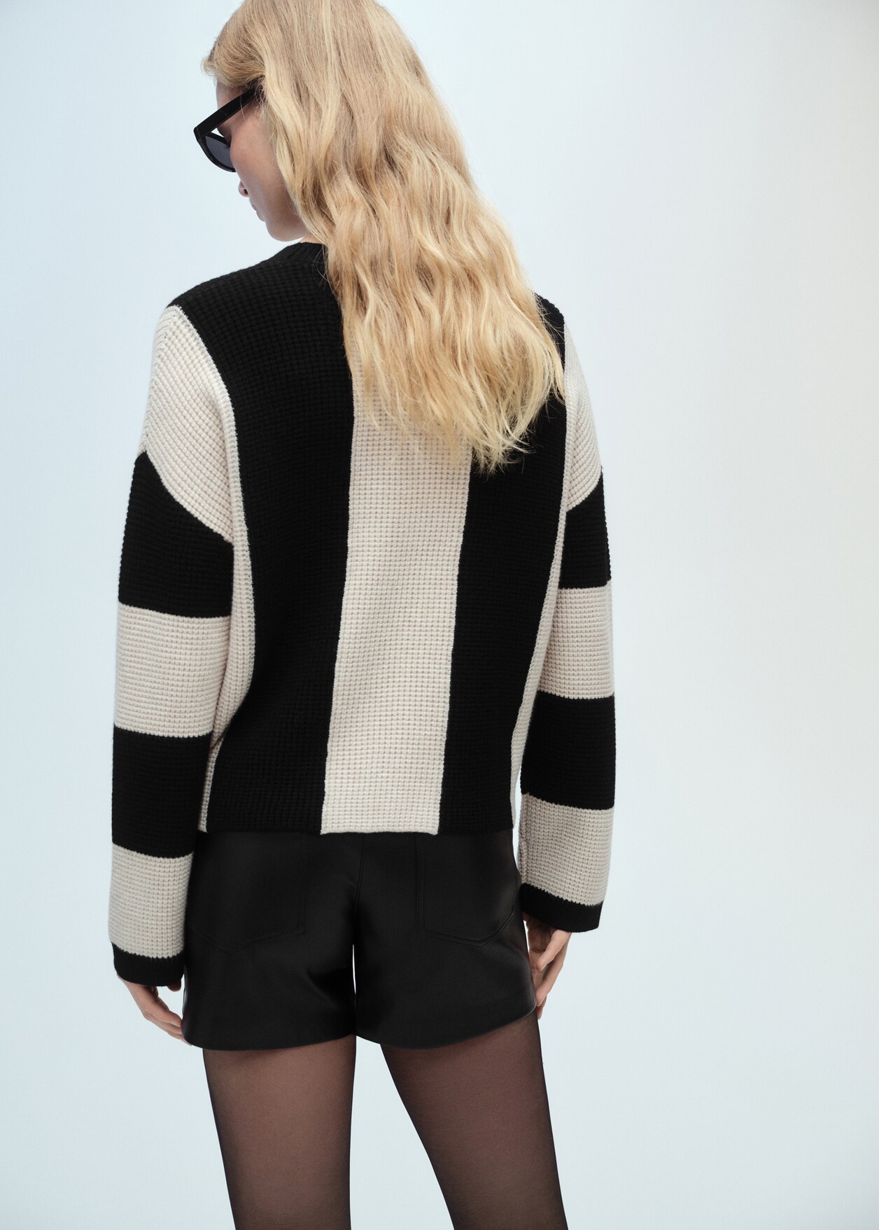 Knit striped sweater - Women | MANGO United Kingdom