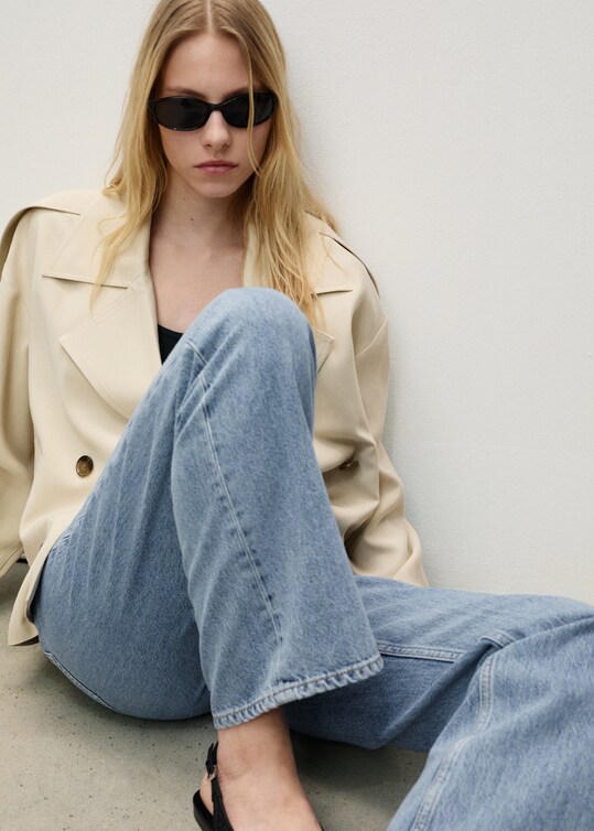 Matilda medium-rise straight-fit jeans - Women | MANGO USA