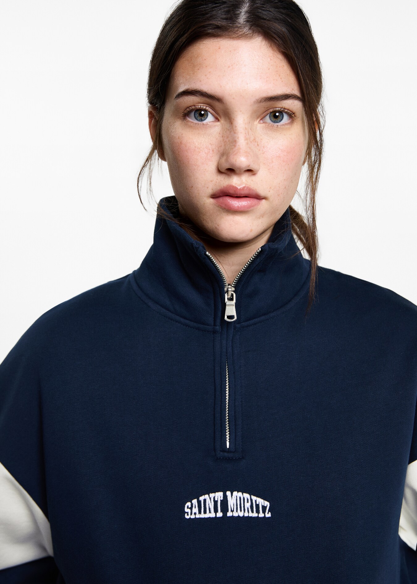 Message zip hood sweatshirt - Teen | MANGO USA