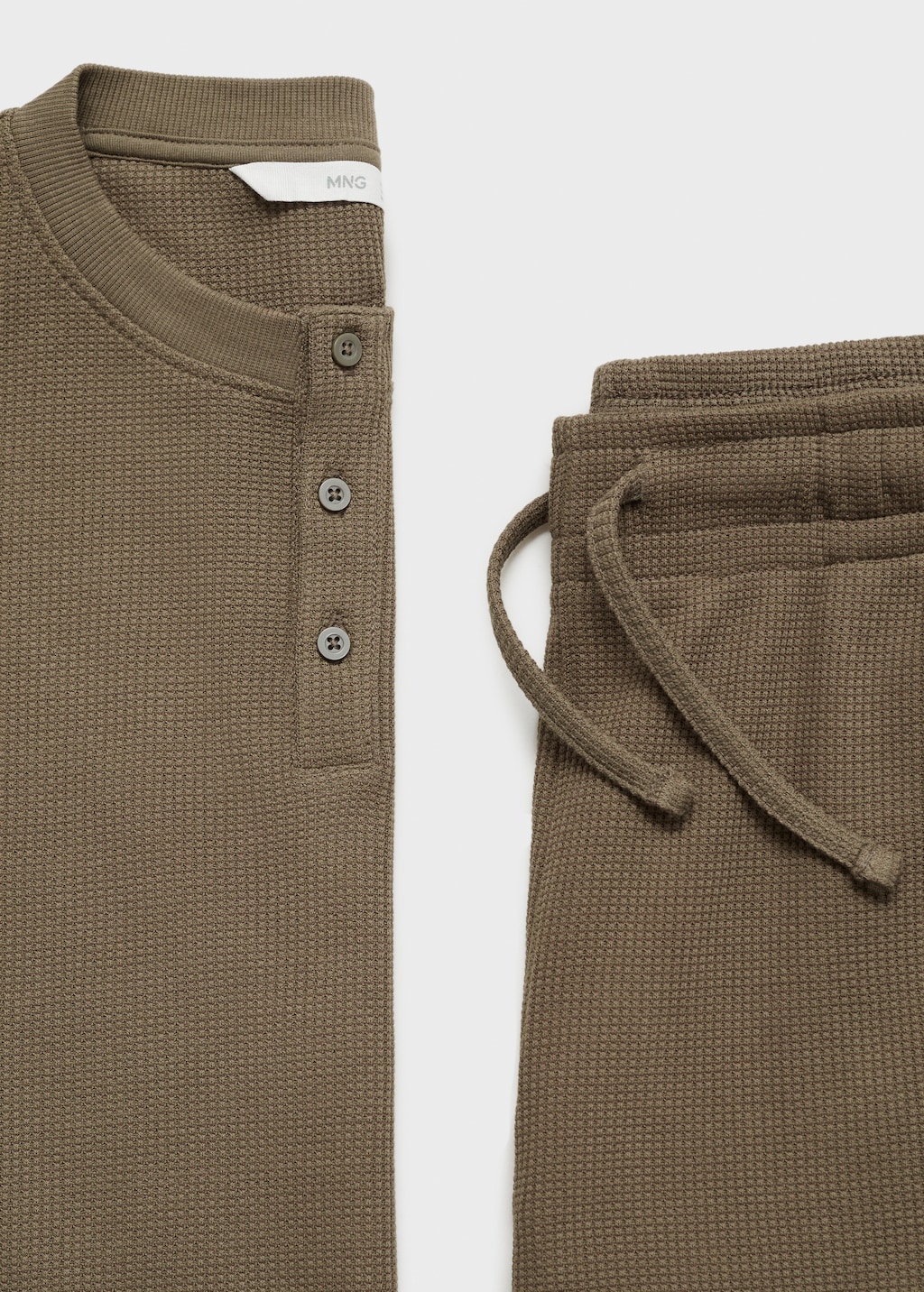 Cotton structured pyjama pack - Men | MANGO United Arab Emirates