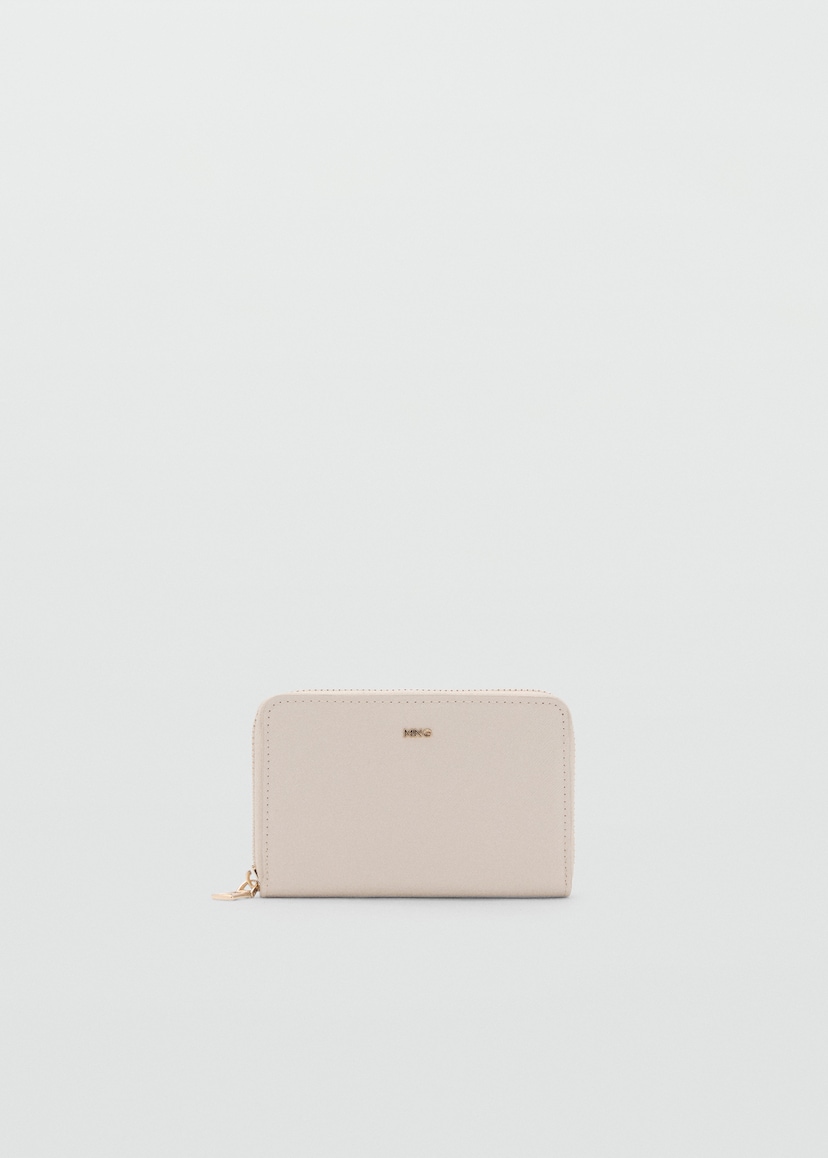 Leather-effect wallet - Women | MANGO USA