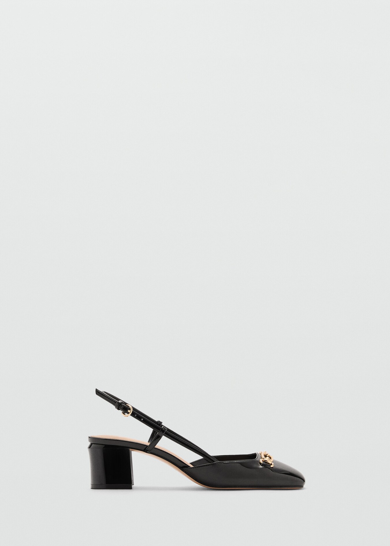 Heeled shoes with link detail - Women | MANGO USA