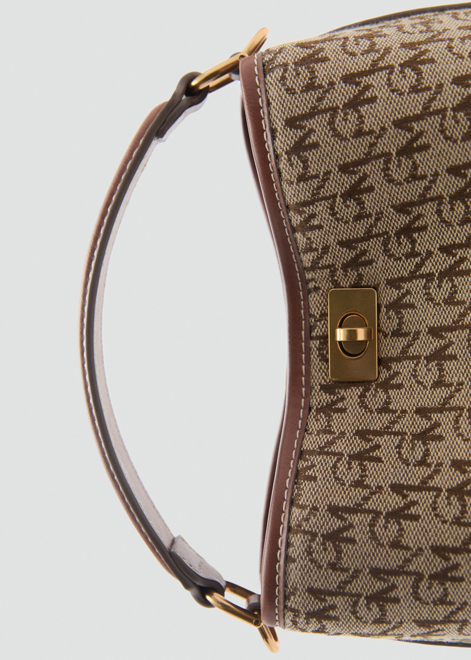 Mini shopper bag with printed logo - Women | MANGO USA