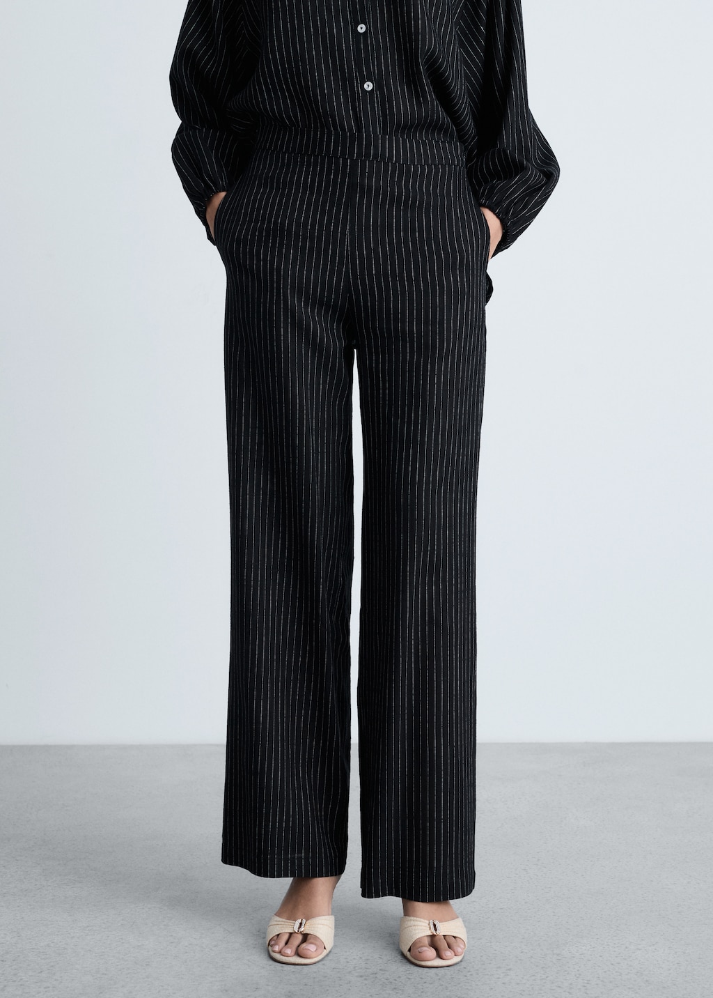 Straight Striped Trousers Women Mango Vietnam