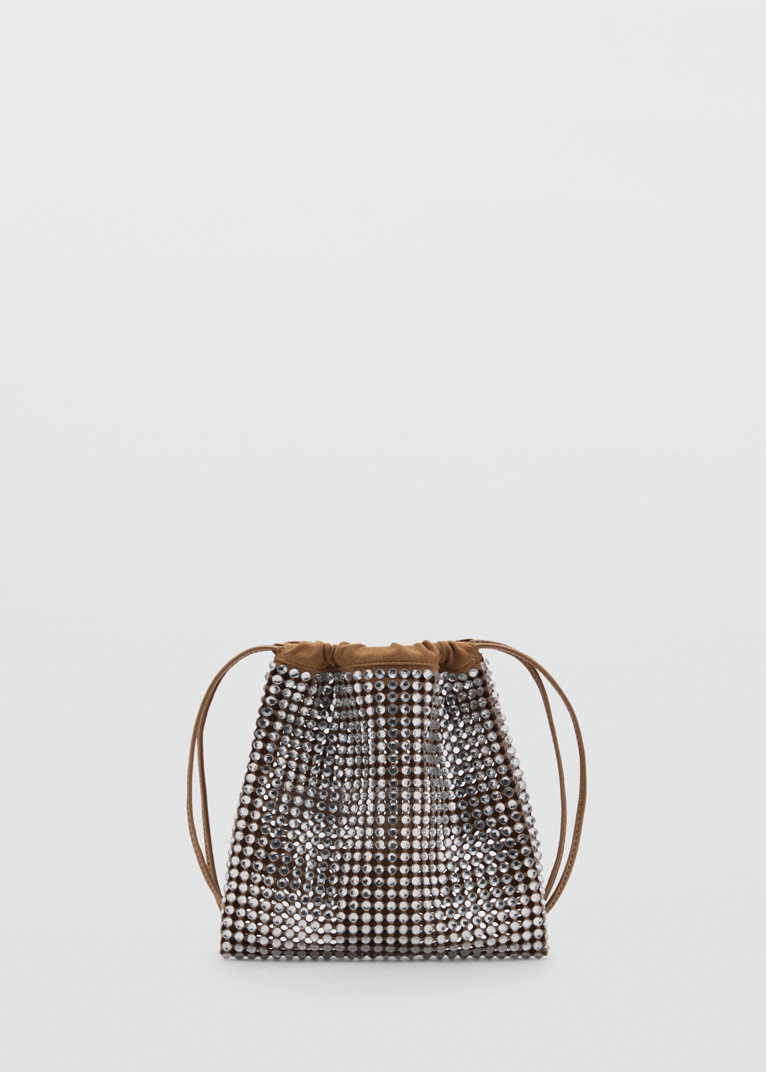 Handbag with rhinestone decoration - Women | MANGO USA