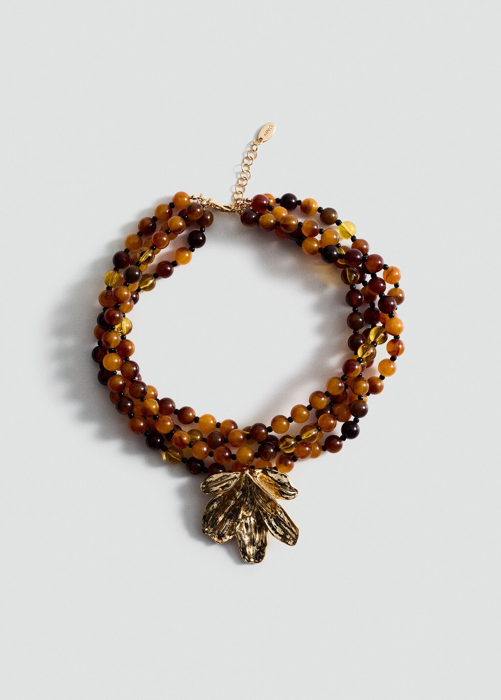 Combined beads necklace - Women | MANGO USA