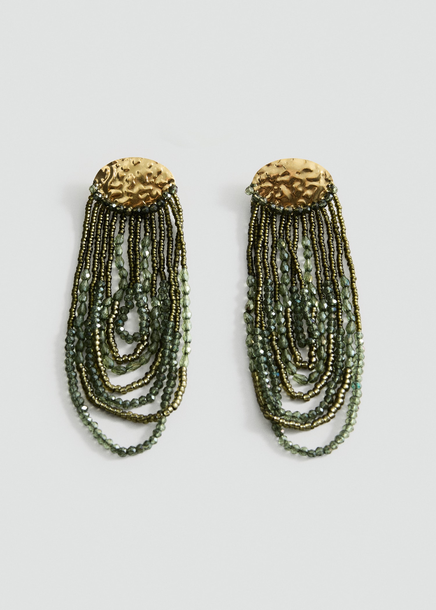 Combined waterfall crystal earrings - Women | MANGO Indonesia Combined waterfall crystal earrings - Women | MANGO Indonesia