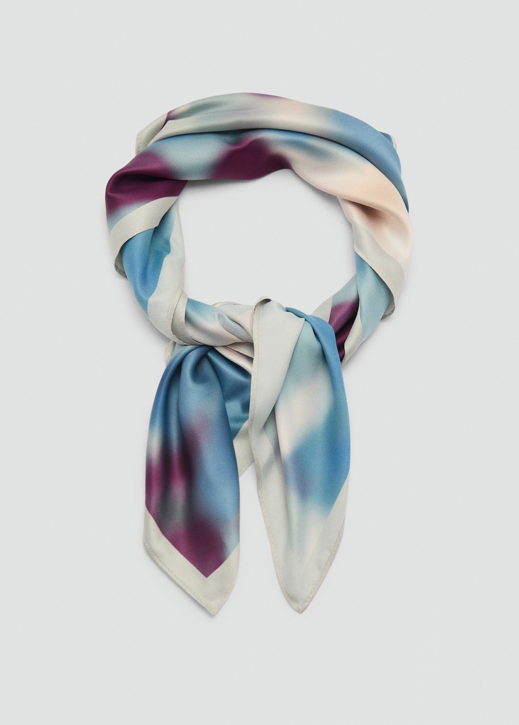 Flowers printed scarf