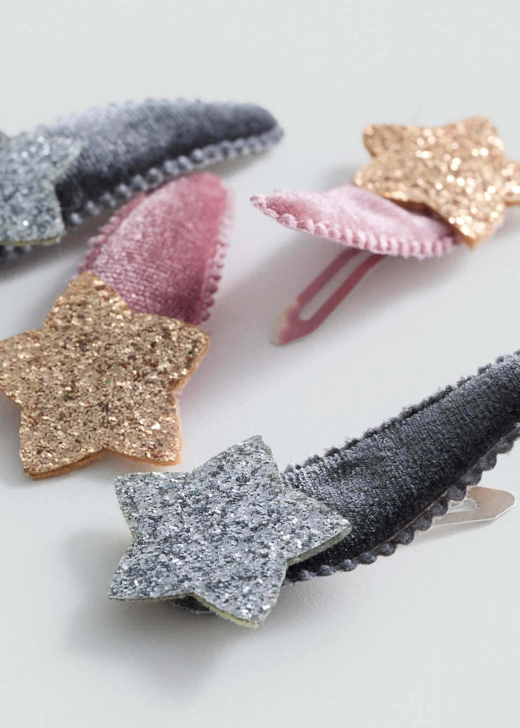 Glitter hair clips store
