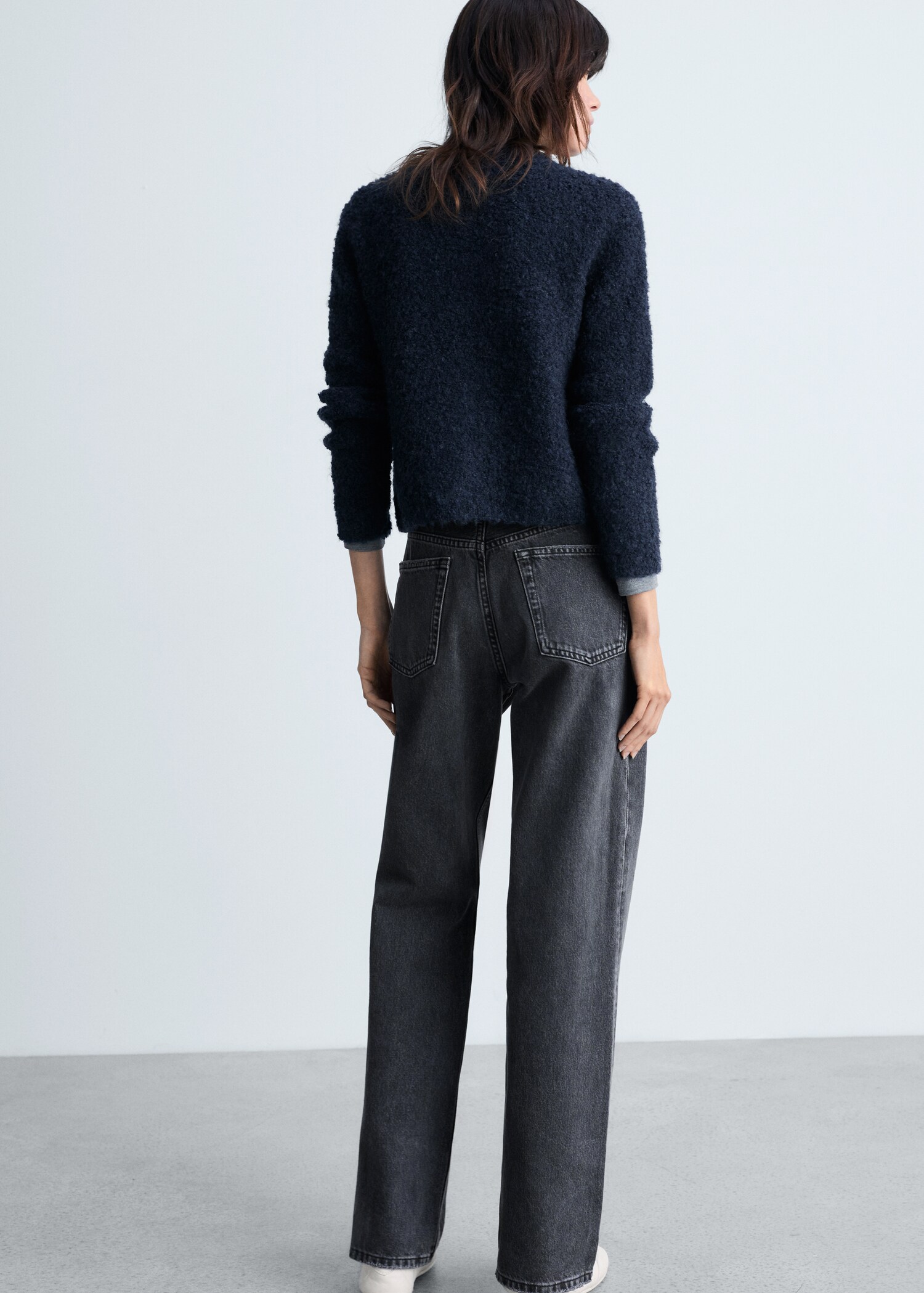 Bouclé jacket with jewel buttons - Women | MANGO USA