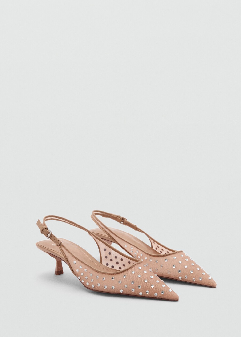 Crystal heel shoe - Women | MANGO Netherlands