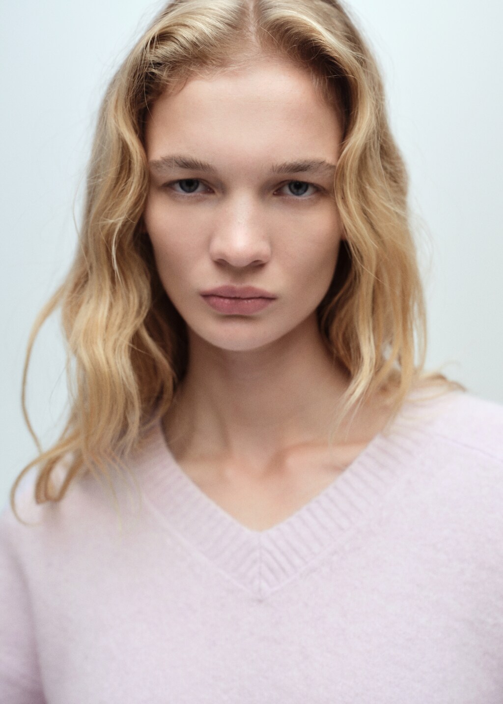 V-neck knit sweater - Women | MANGO USA