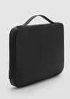 Rubberized laptop case - Men | MANGO USA