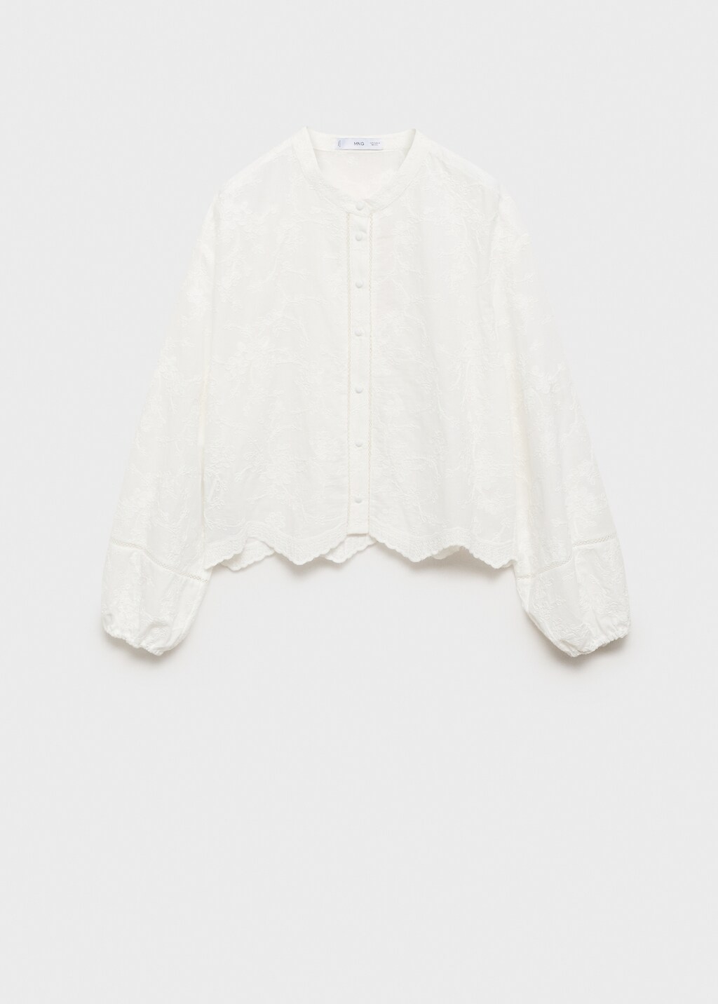 Cotton blouse with embroidered details - Women | MANGO USA Cotton blouse with embroidered details - Women | MANGO USA